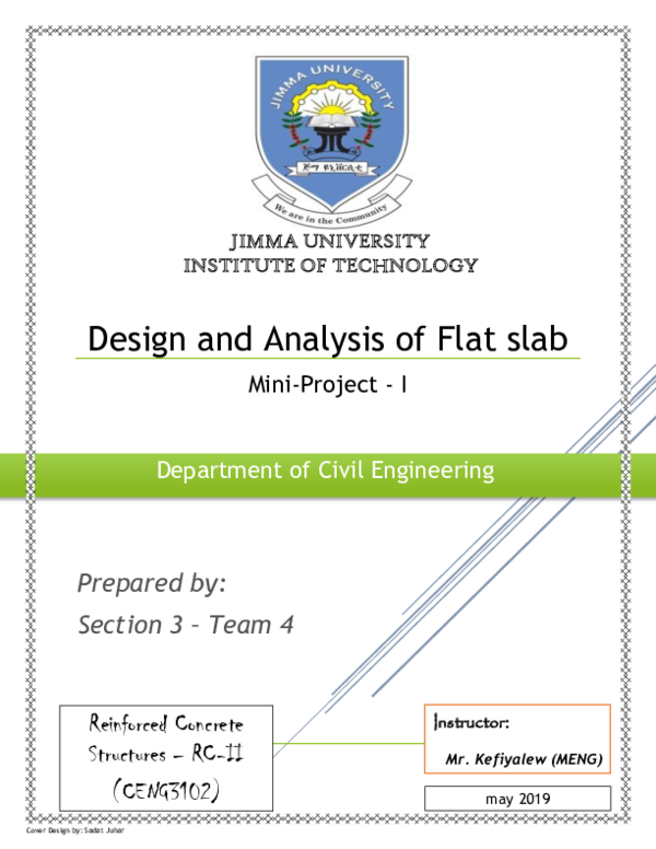 (DOC) FLAT SLAB project