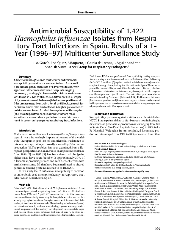 (PDF) Non-typeable Haemophilus influenzae biofilm production and ...