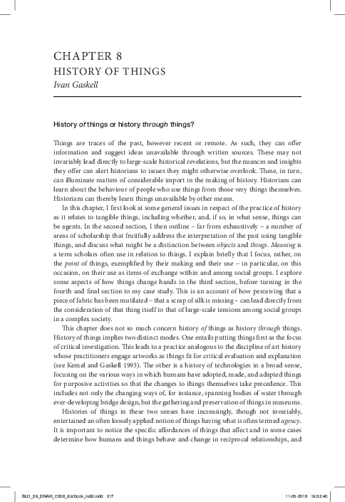 (PDF) History of Things