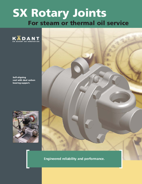 (PDF) Engineered reliability and performance. SX Rotary Joints For ...