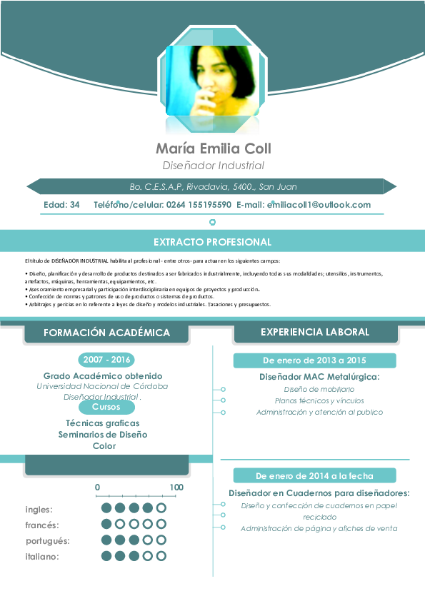 (DOC) Cv emilia | Emi tripp - Academia.edu