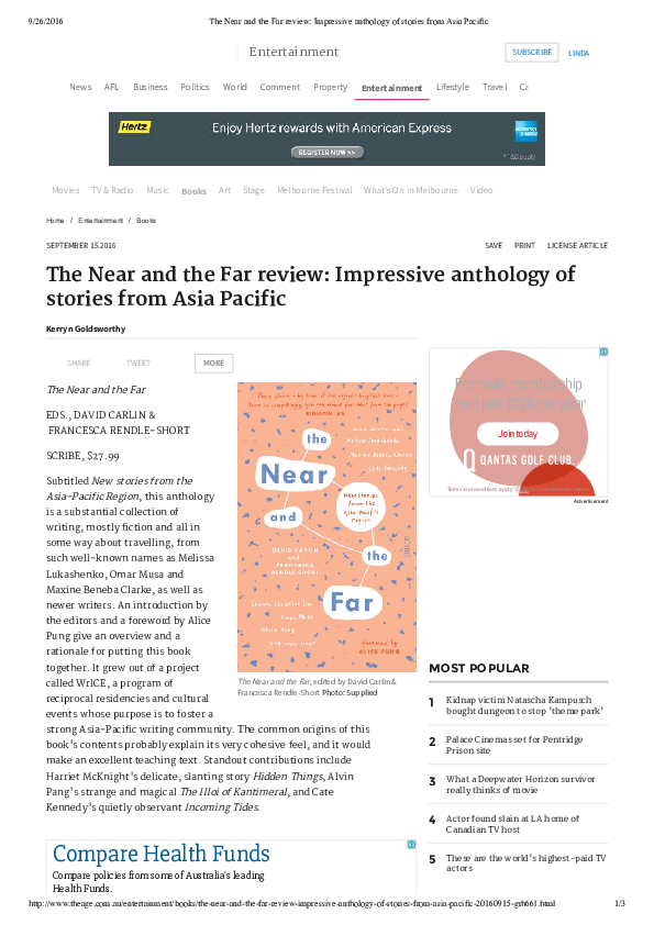 (PDF) The Near and the Far (ed.) | David Carlin and Francesca Rendle ...