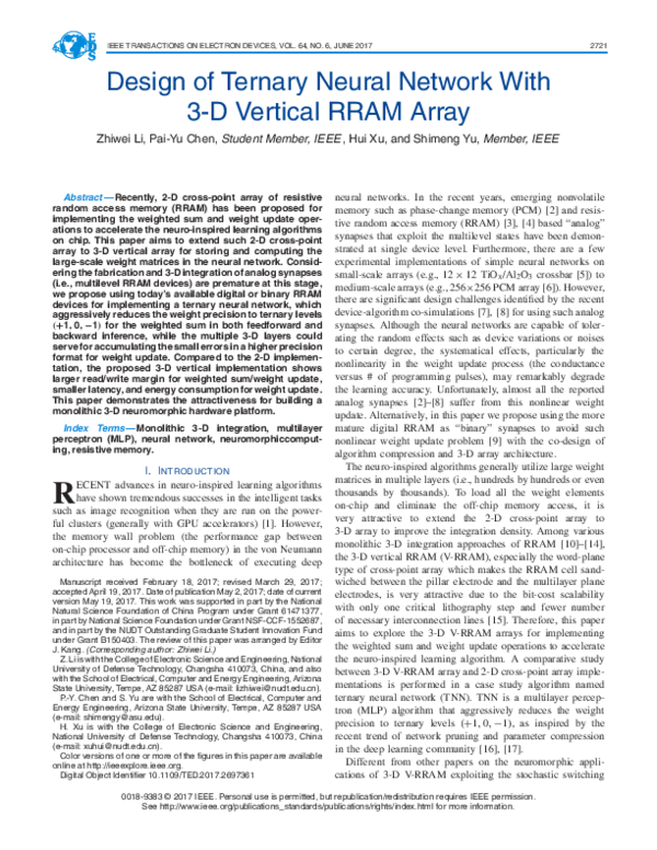 (PDF) 3D RRAM-Based Ternary Neural Network Design