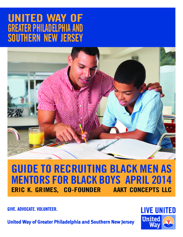 (PDF) GUIDE TO RECRUITING BLACK MEN AS MENTORS FOR BLACK BOYS