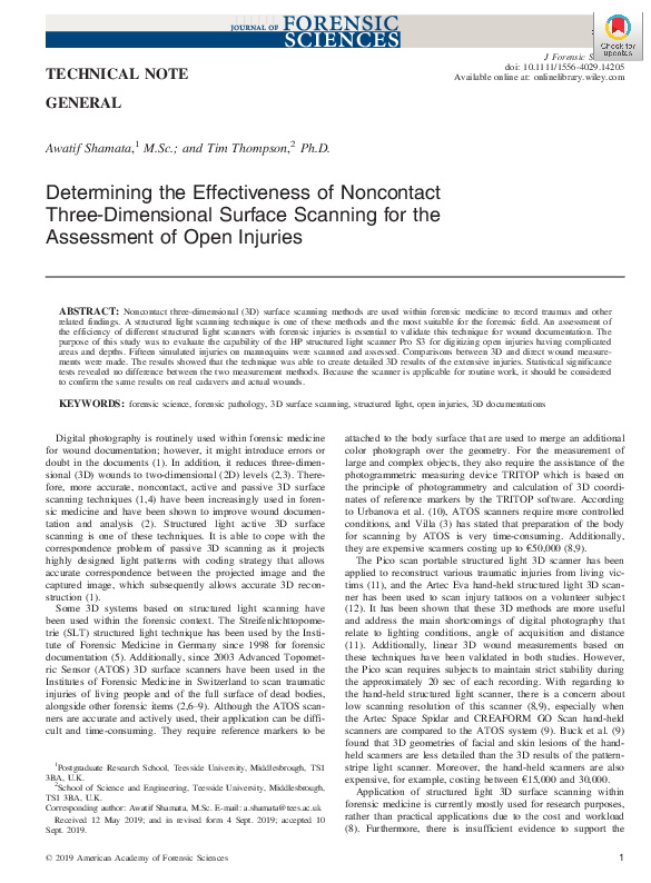 (PDF) TECHNICAL NOTE GENERAL Determining the Effectiveness of ...