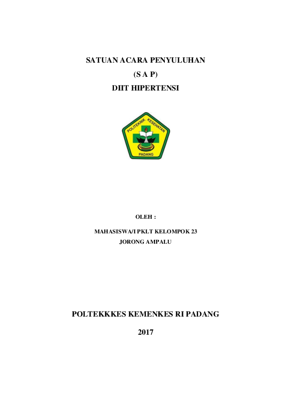 (DOC) SAP DIIT HIPERTENSI
