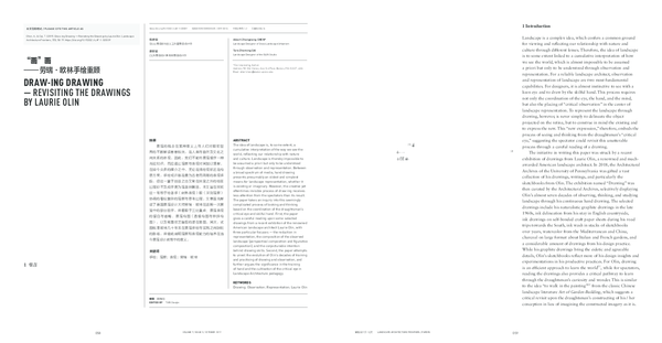 (PDF) Draw ing Drawing Revisiting the Drawings by Laurie Olin20200112 ...