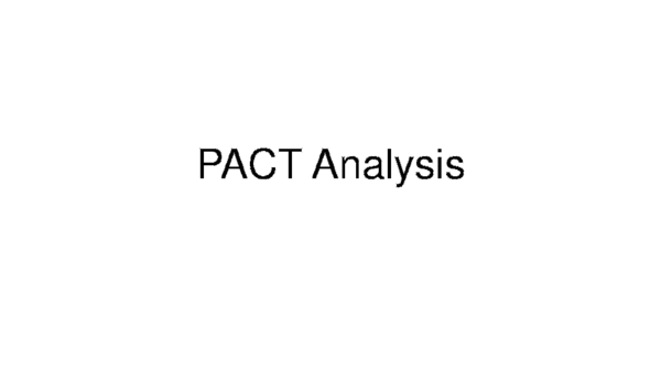 (PPT) Pact analysis