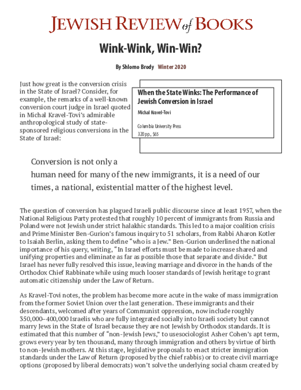 (PDF) Wink-Wink, Win-Win? | Shlomo Brody - Academia.edu
