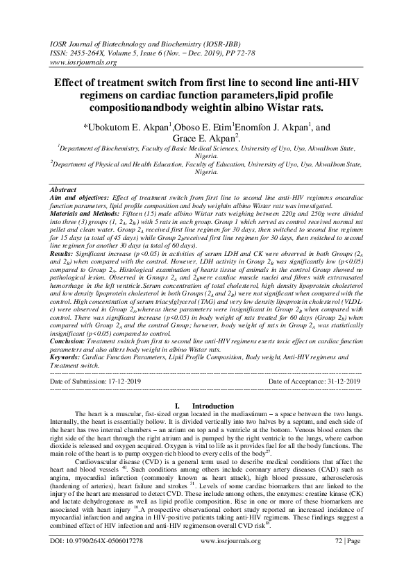 (PDF) Effect of treatment switch from first line to second line anti ...