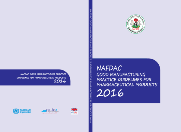 (PDF) NAFDAC GOOD MANUFACTURING PRACTICE GUIDELINES FOR PHARMACEUTICAL ...