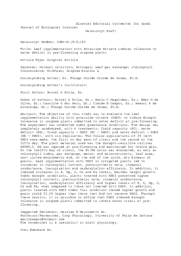 (PDF) Elsevier Editorial System(tm) for Saudi Journal of Biological Sciences Manuscript Draft ...
