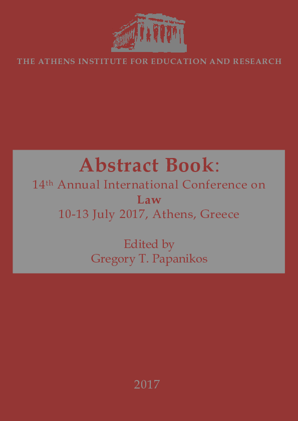 (PDF) Law Abstracts: 14th Annual International Conference