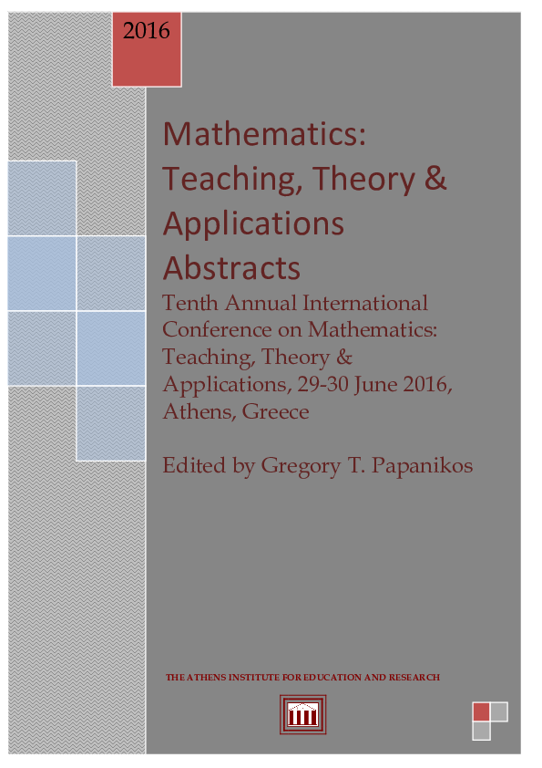 (PDF) Mathematics: Teaching, Theory & Applications Abstracts: 10th ...