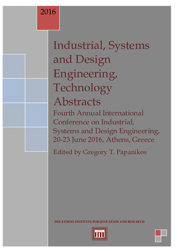 (PDF) Industrial, Systems and Design Engineering Abstracts: 4th Annual ...
