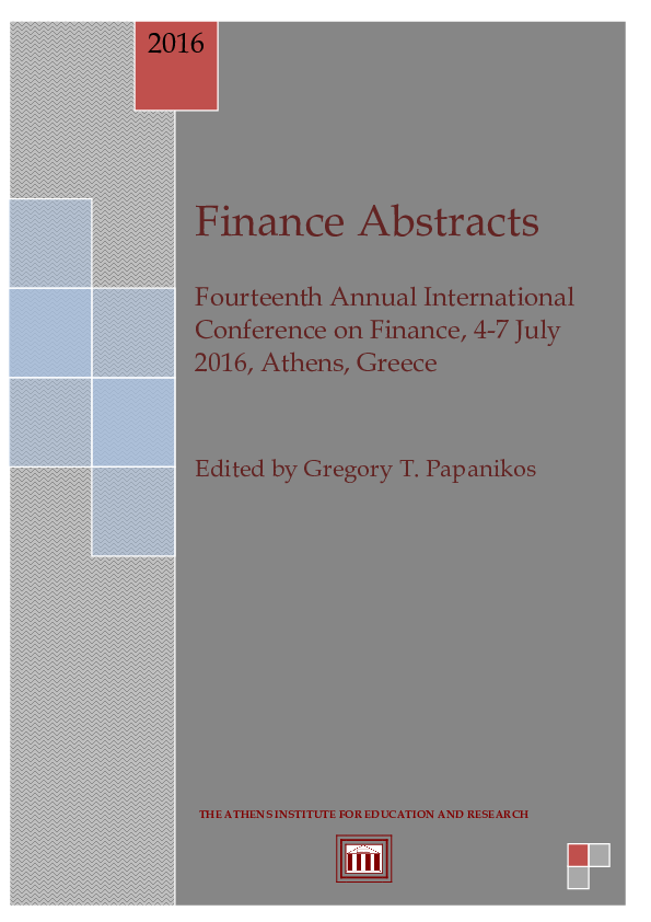 (PDF) Finance Abstracts: 14th Annual International Conference