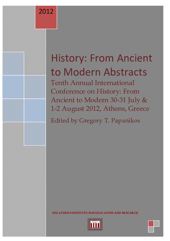 (PDF) History: From Ancient to Modern Abstracts: From the 9th Annual ...
