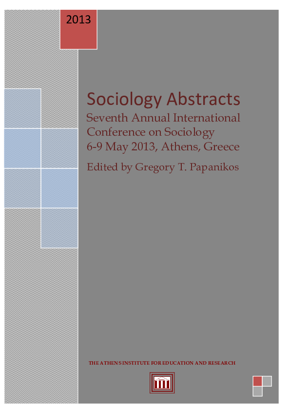 (PDF) Sociology Abstracts: 7th Annual International Conference