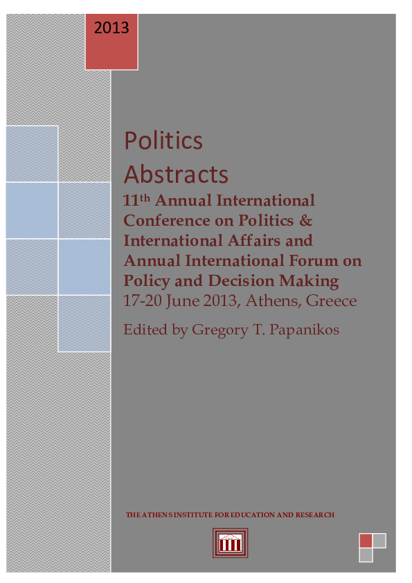 (PDF) Politics & International Affairs and Annual International Forum ...