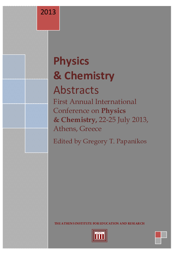 (PDF) Physics & Chemistry Abstracts: 1st Annual International Conference
