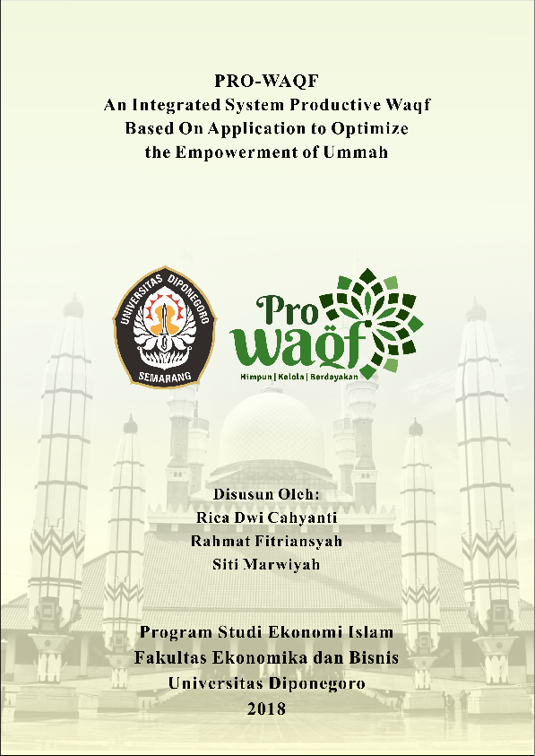 (PDF) PRO-WAQF An Integrated System Productive Waqf Based On Application to Optimize the ...