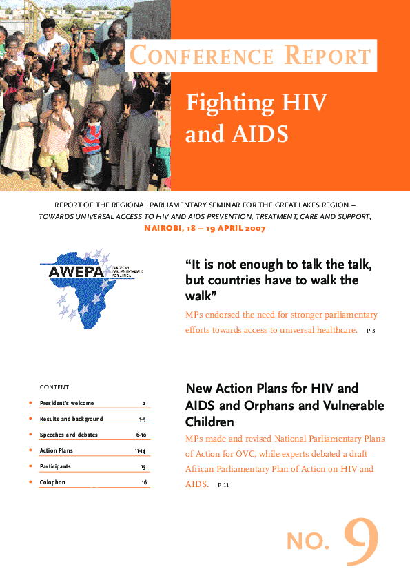 (PDF) Parliamentarians HIV Meeting Report