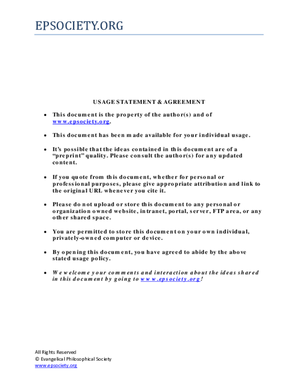(PDF) Psychic Immortality in the Eastern Church Fathers