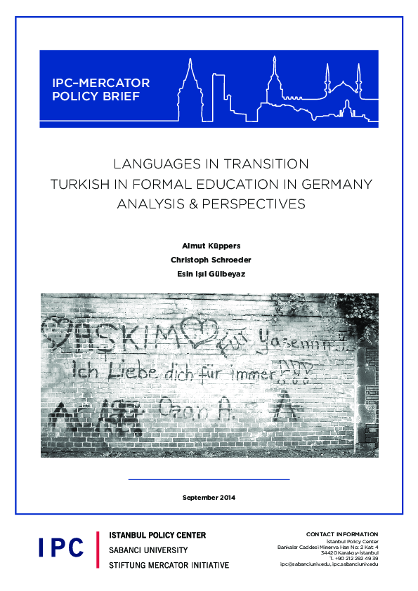 (PDF) Gülbeyaz, Esin Işıl (2014) (zusammen mit Almut Küppers und ...