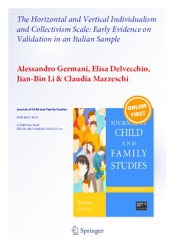 (PDF) The Horizontal and Vertical Individualism and Collectivism Scale ...