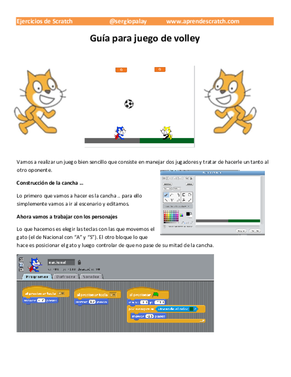 (PDF) Ejercicios de Scratch