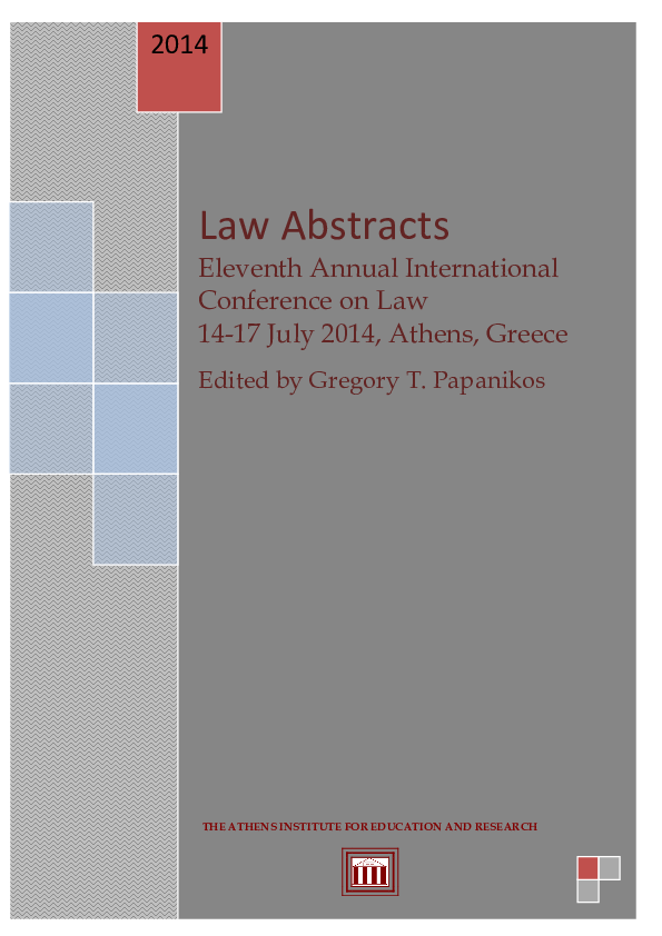 (PDF) Law Abstracts: 11th Annual International Conference