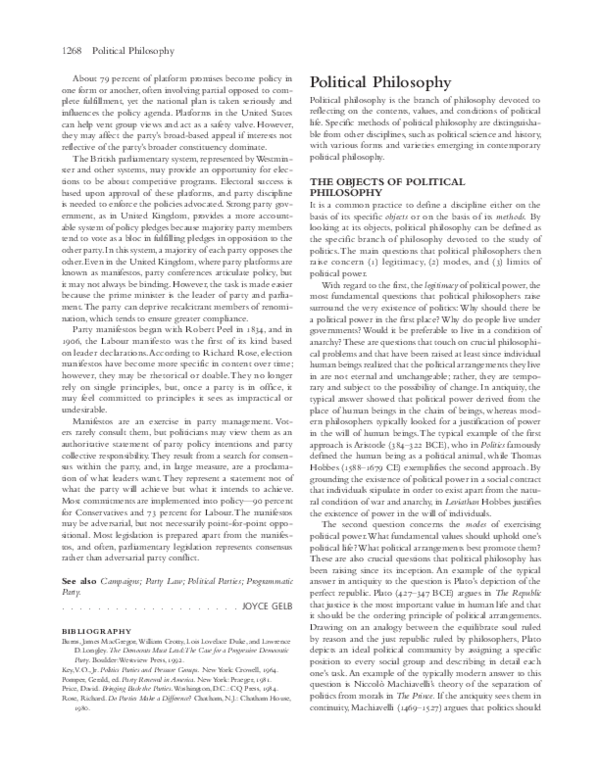 (PDF) Political Philosophy