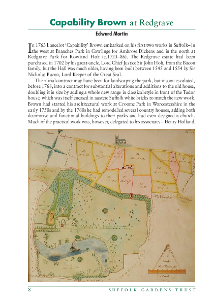 (PDF) Capability Brown at Redgrave