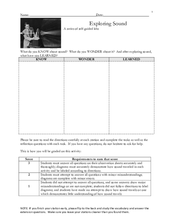 (PDF) Exploring Sound