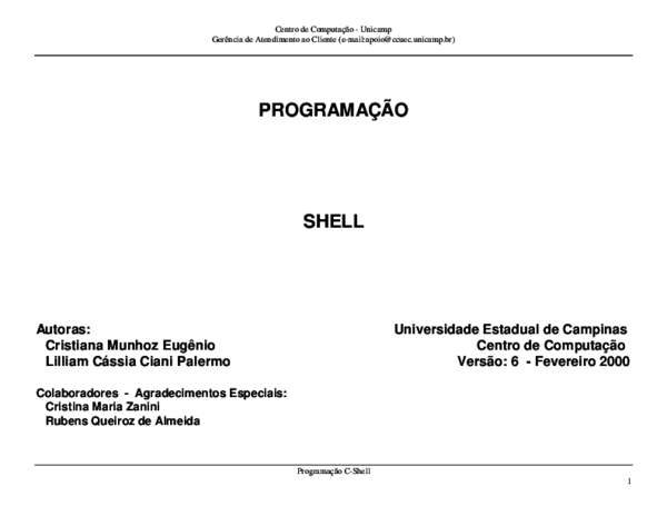 (PDF) Prog shell