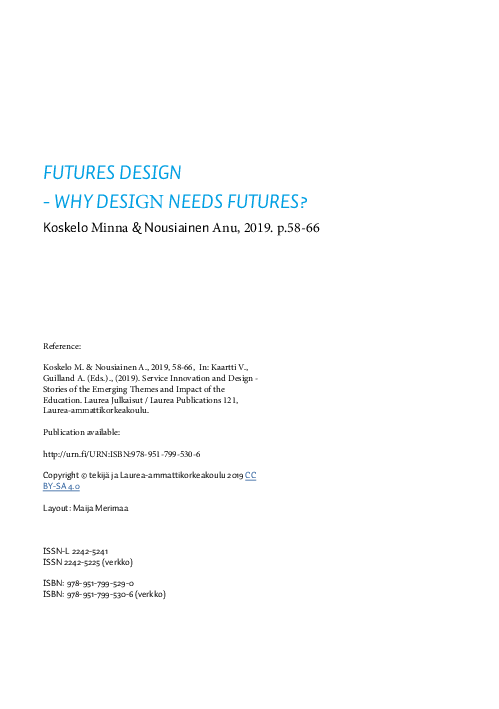 (PDF) Futures Design - Why design needs futures?