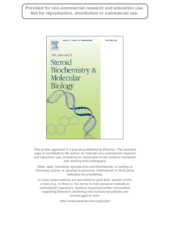 (PDF) Regulation of testosterone degradation in Comamonas testosteroni