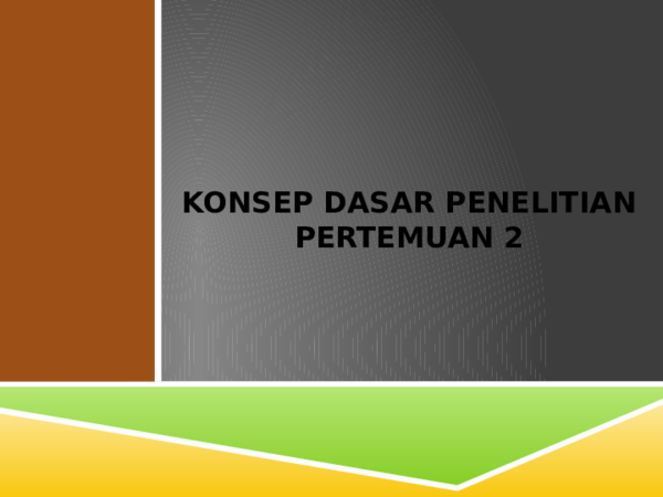 (PPT) Konsep Dasar Penelitian