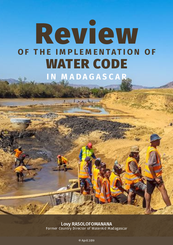 (PDF) Review of Water Code in Madagascar