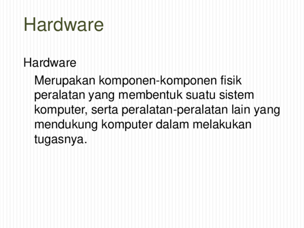 (PPT) Hardware dan software