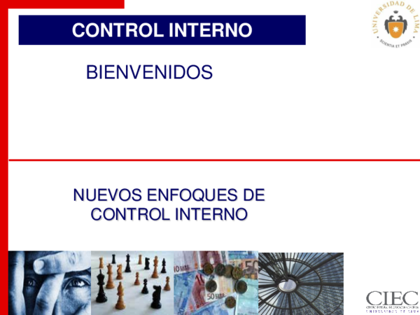 (PDF) NUEVOS ENFOQUES DE CONTROL INTERNO BIENVENIDOS CONTROL INTERNO
