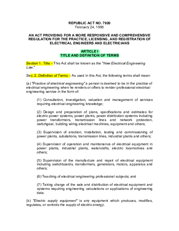 (PDF) AN ACT PROVIDING FOR A MORE RESPONSIVE AND COMPREHENSIVE ...