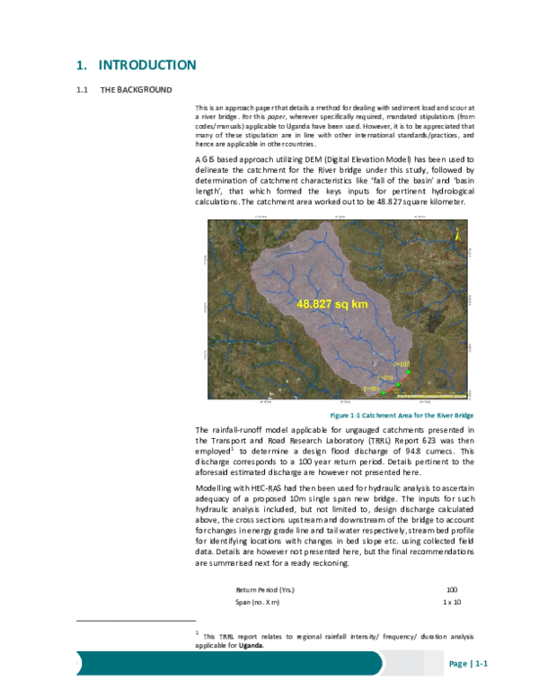 (PDF) Sediment Load and Bridge Scour Computation