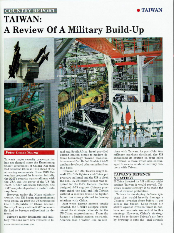 (PDF) Taiwan - A Review of a Military Build Up