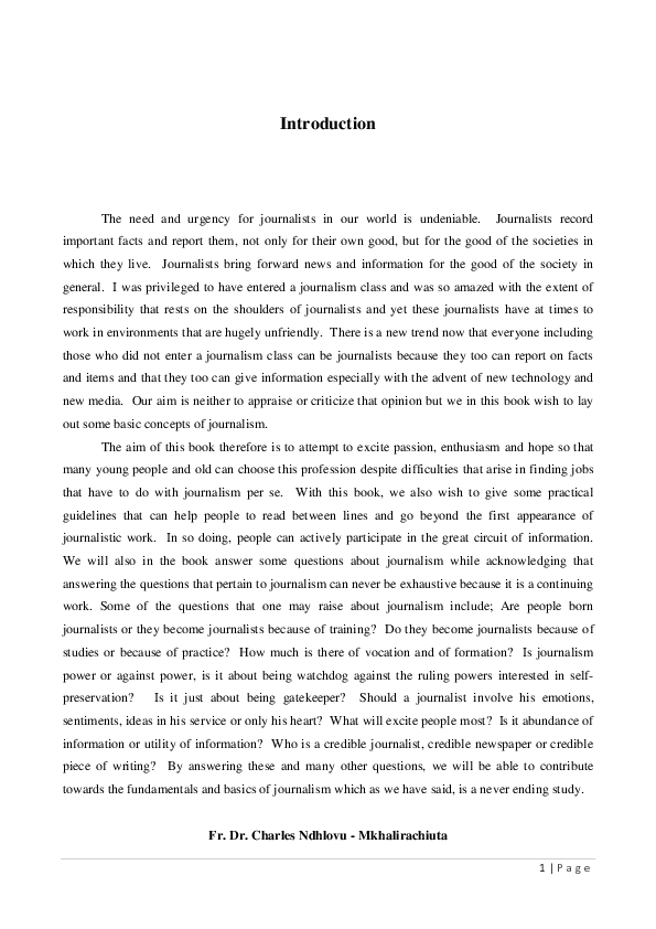 (PDF) Book on journalism
