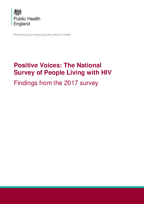 (PDF) Positive Voices: The National Survey of People Living with HIV ...