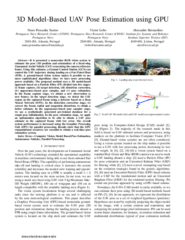 (PDF) 3D Model-Based UAV Pose Estimation using GPU