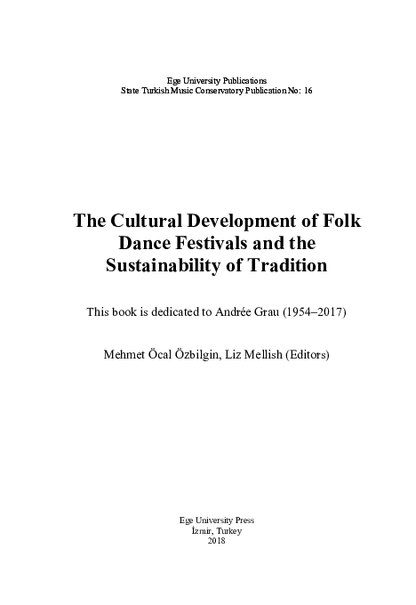 (PDF) The cultural development of folk dance festivals and the ...