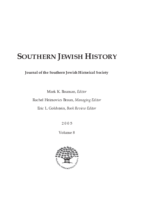 (PDF) Daniel R. Weinfeld, Samuel Fleishman: Tragedy in Reconstruction ...