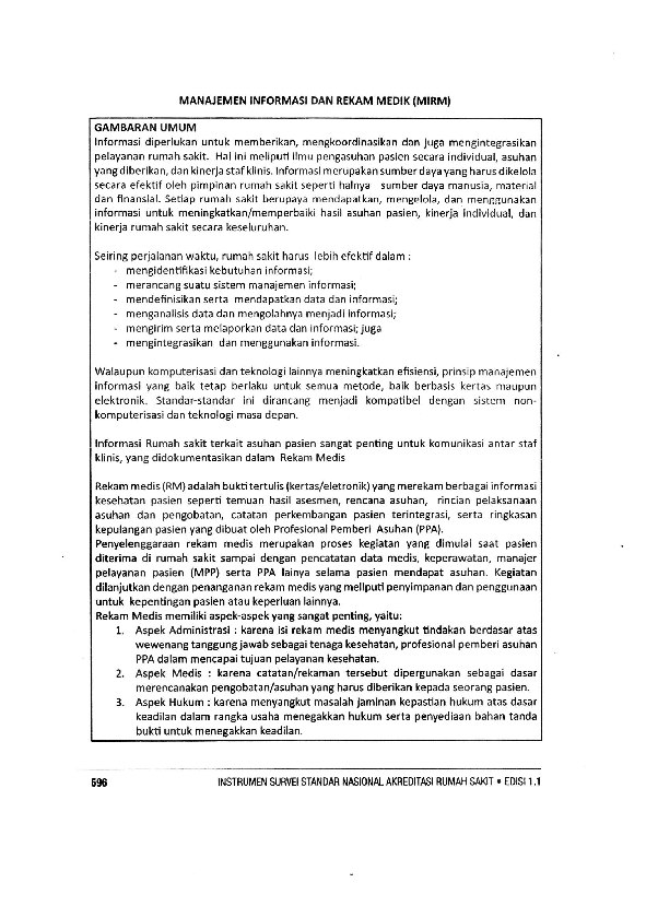 (PDF) MANAJEMEN INFORMASI DAN REKAM MEDIK (MIRM